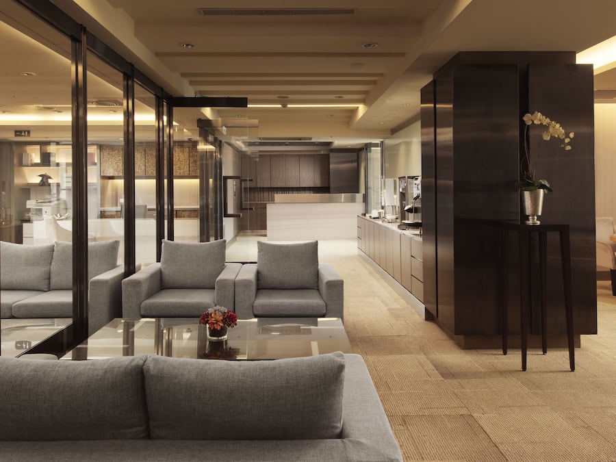 Sala de estar do lobby