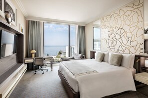 Roupa de alta qualidade, camas de colchão pillowtop, minibar 