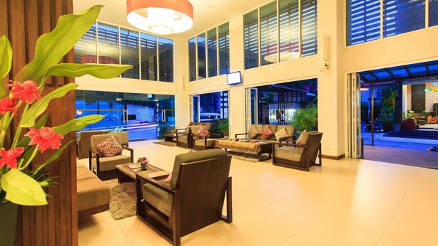 Sala de estar do lobby