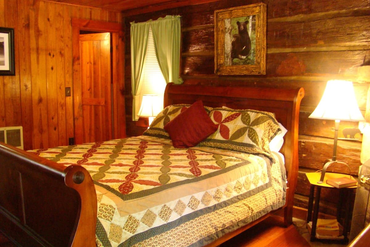 Cabana superluxo, 1 cama Queen, lareira | Wi-Fi de cortesia