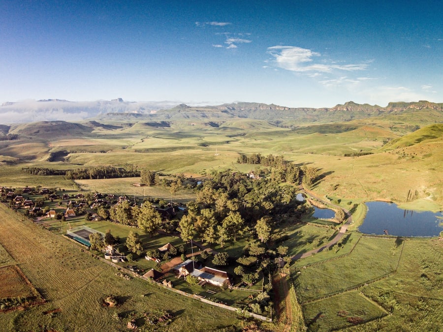 Fachada da propriedade