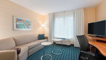 Smart TV de 42 de polegadas com canais por cabo, televisor, Netflix