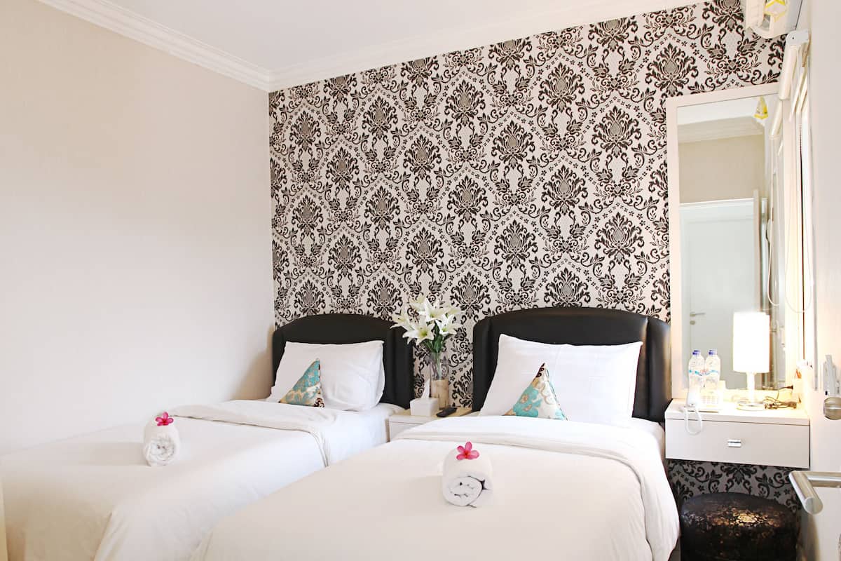 Quarto superior | Roupas de cama premium, escrivaninha, Wi-Fi de cortesia, roupa de cama