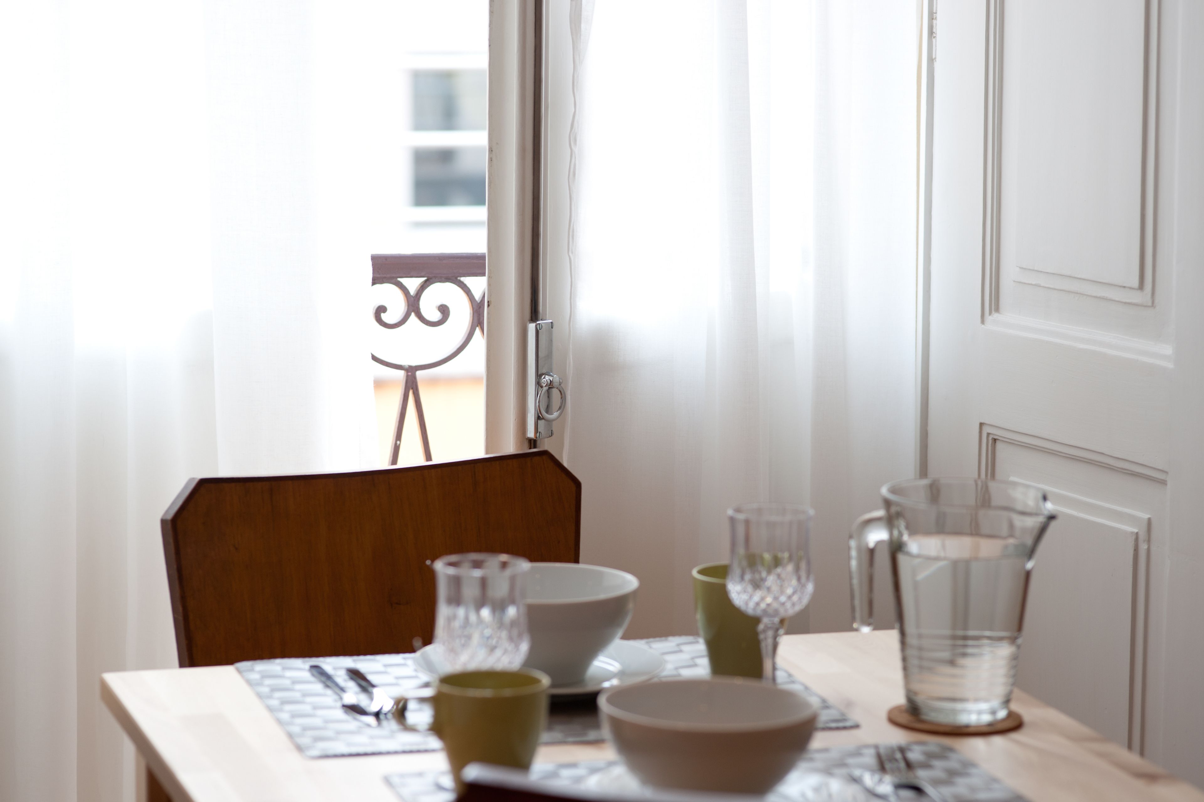 Opções para refeição no quarto