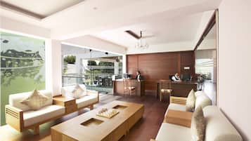 Sala de estar do lobby