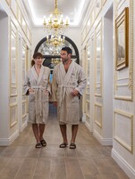 Salas para tratamentos a dois, banho turco/hammam, tratamentos corporais