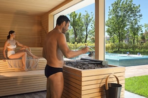 Salas para tratamentos a dois, banho turco/hammam, tratamentos corporais