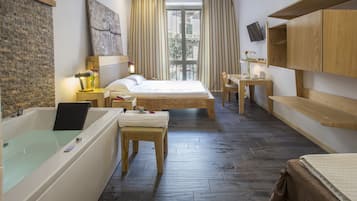 Quarto Deluxe | 1 quarto, roupa de alta qualidade, camas de colchão viscoelástico