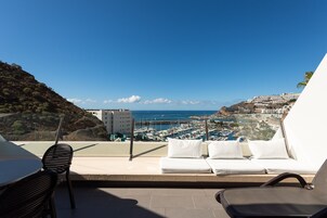 Apartamento, 1 quarto, vista para o oceano | Terraço/pátio