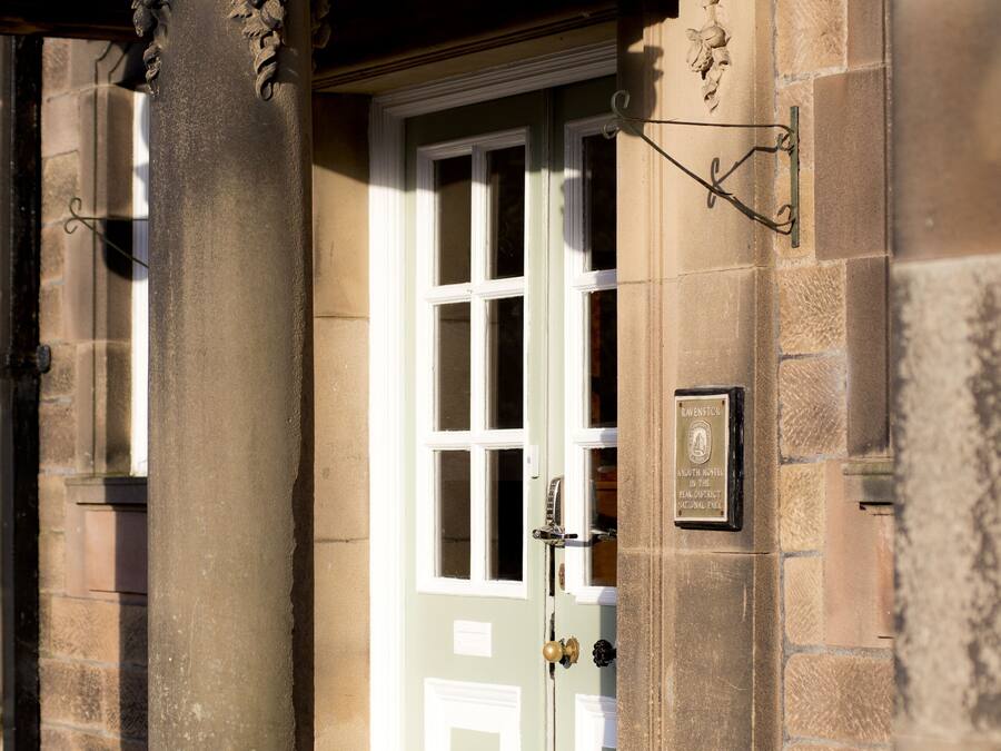 Entrada do alojamento