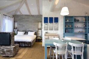 Penthouse Signature, 1 cama king-size e sofá-cama | Cozinha privada | Uma máquina de café expresso, uma cafeteira/bule, uma chaleira elétrica 