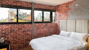 Quarto casal luxo, 1 cama de casal | Wi-Fi de cortesia, roupa de cama