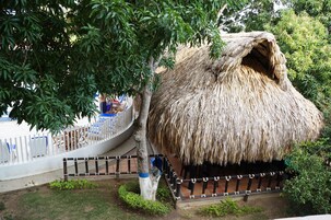 Espaço exterior para banquetes