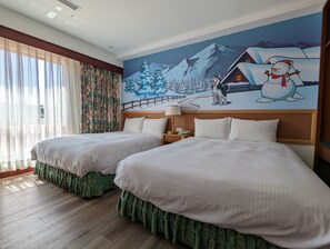 Quarto Twin Gallery | Edredões de penas, cofre no quarto 
