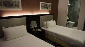 Quarto duplo superior | 1 quarto, cofres nos quartos, escrivaninha, Wi-Fi de cortesia