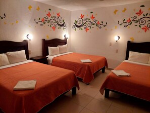 Quarto Familiar | Wi-fi grátis, roupa de cama fornecida 