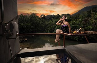 Barraca panorâmica | Terraço/pátio