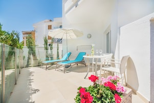 Apartamento, 1 quarto, varanda | Terraço/pátio interior