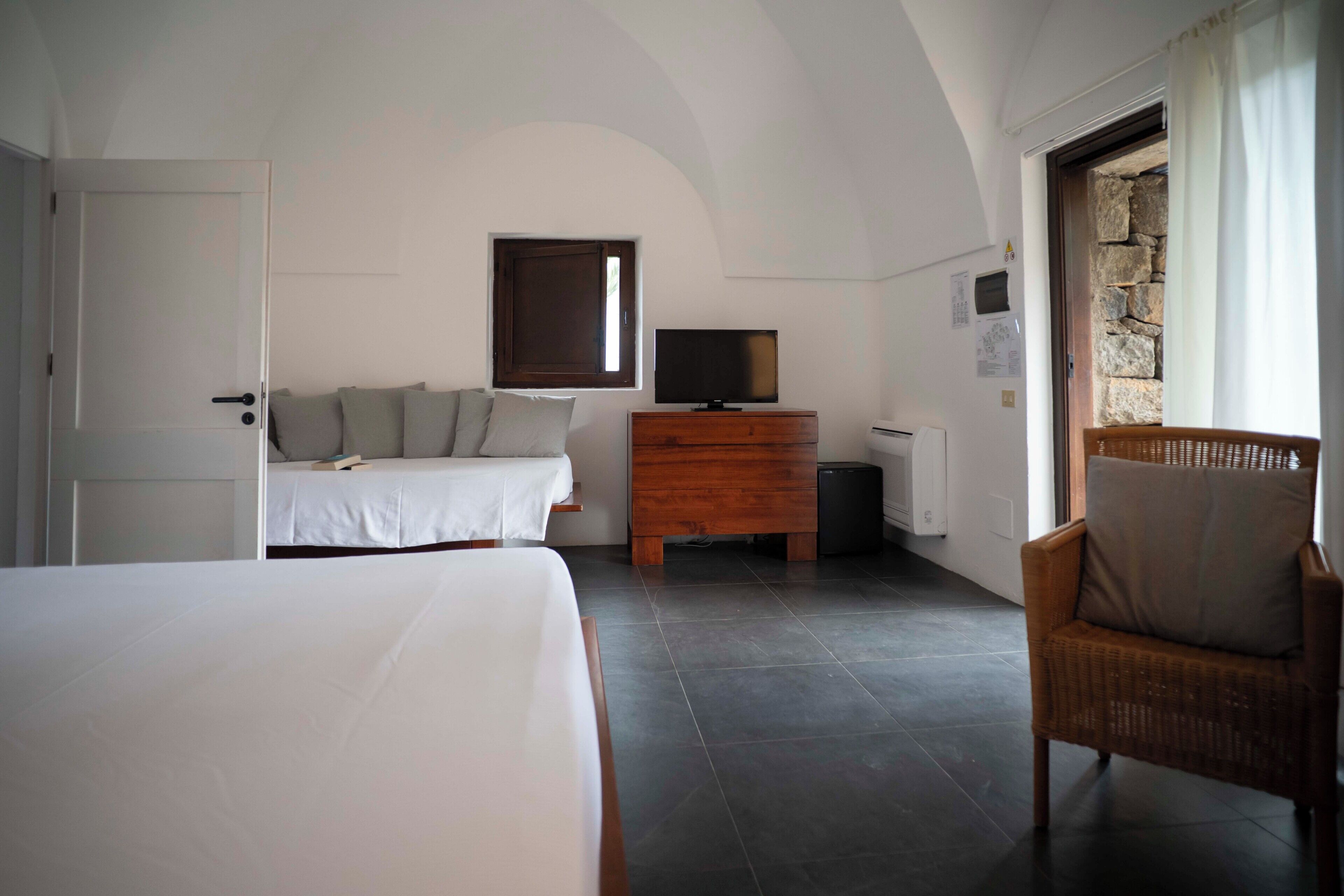 Dammuso Prestige | Frigobar, cofres nos quartos, cortinas blackout, quartos à prova de som