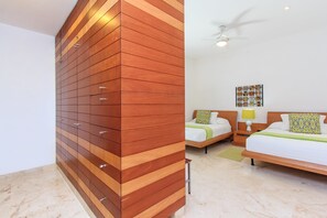 Penthouse Deluxe, 2 quartos, vista para o oceano (Penthouse Cielo) | 1 quarto, cofre no quarto, com decoração personalizada 