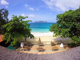 Vista para a praia ou o mar