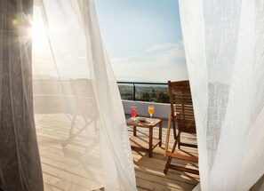 Quarto casal, terraço | Vista do quarto