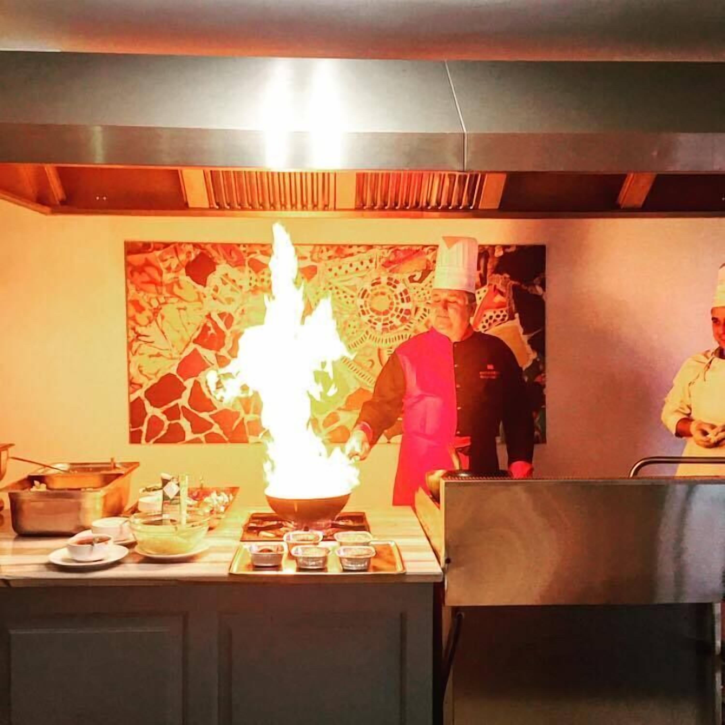 Café da manhã com buffet todos os dias mediante uma taxa