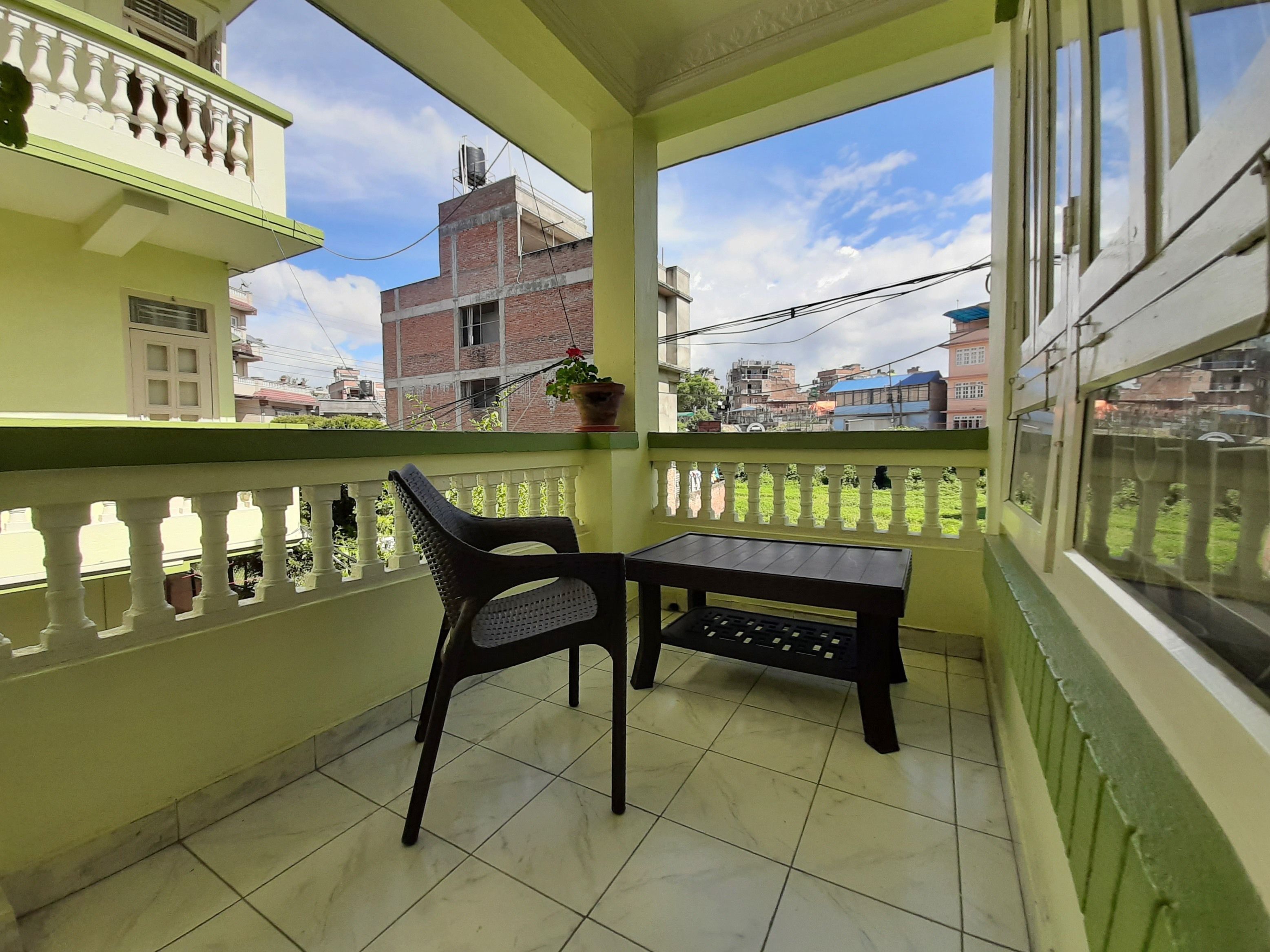 Quarto Twin Deluxe, 2 camas individuais, varanda | Varanda