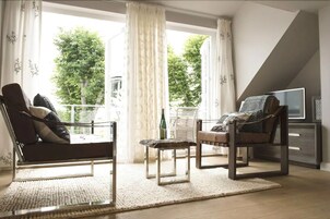 TV de tela plana, dock para iPod