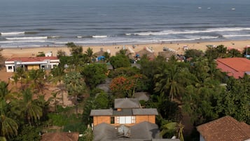 Na praia
