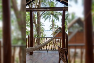 Quarto casal | Vista para praia/oceano