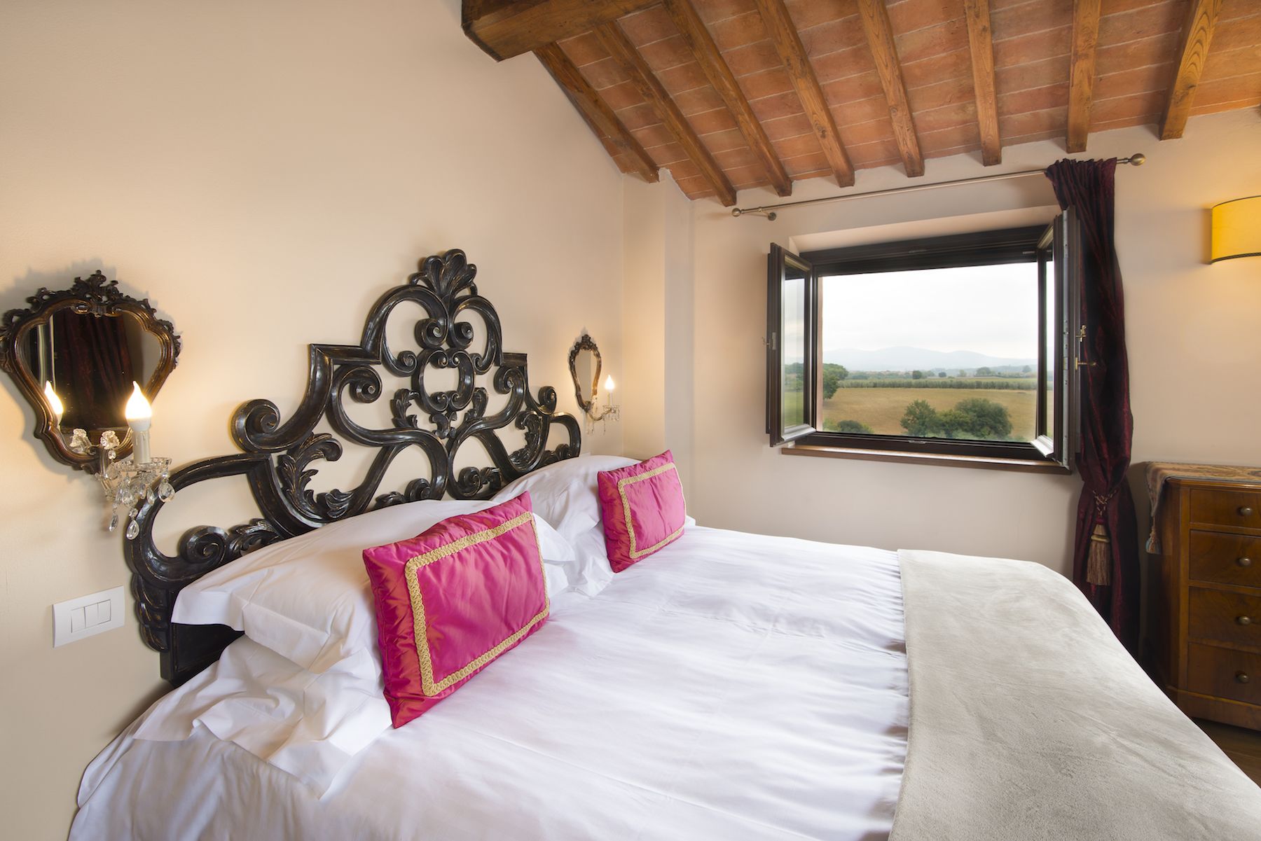 Quarto Duplo ou Twin Deluxe, 1 quarto, hipoalergénico, vista para a colina | Lençóis italianos Frette, roupa de alta qualidade 