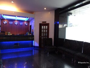 Área de estar no saguão