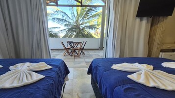 Suite Standard, 1 quarto, vista para o oceano | Lençóis de algodão egípcio, edredões de penas, secretária 