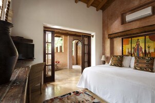 Terrace Suite, 2nd level, non ocean view | Lençóis de algodão egípcio, roupa de alta qualidade 