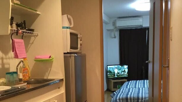 Quarto Twin, Para não fumantes | Cozinha privada | Cafeteira/chaleira, geladeira, micro-ondas, cooktop