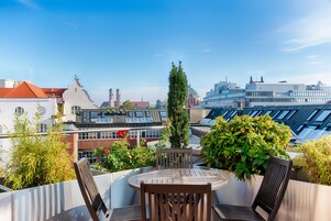 Suíte luxo, terraço | Terraço/pátio