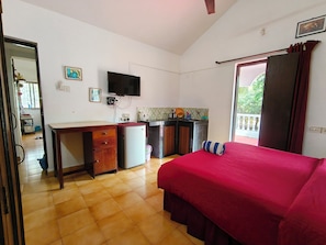 Quarto Standard, 1 quarto, vista para o jardim | Cozinha privada | Um frigorífico, uma máquina de lavar louça, uma cafeteira/bule 
