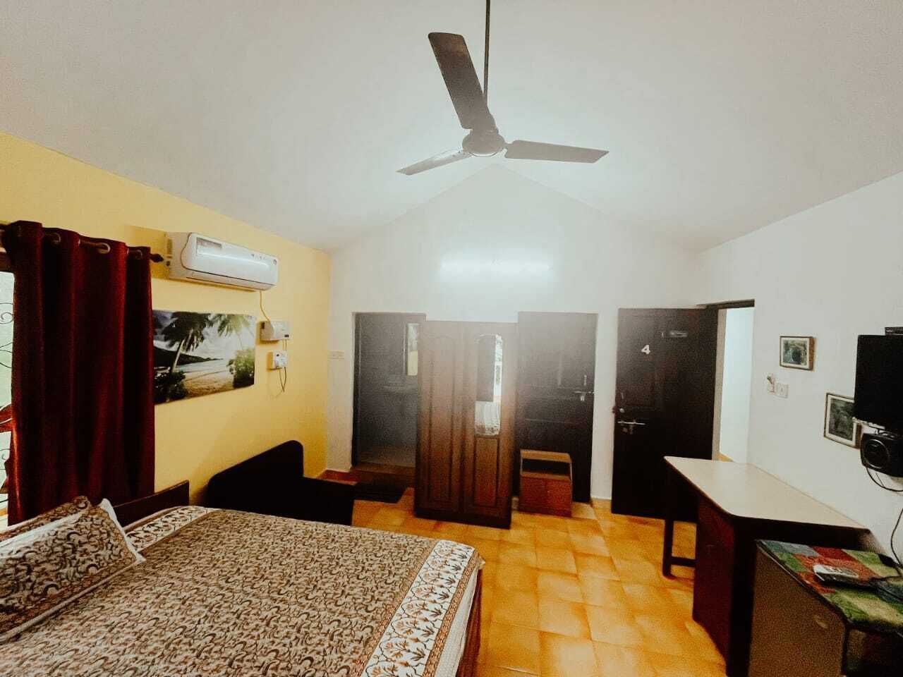 Quarto standard, 1 quarto, vista para o jardim | 1 quarto, roupas de cama de algodão egípcio, roupas de cama premium