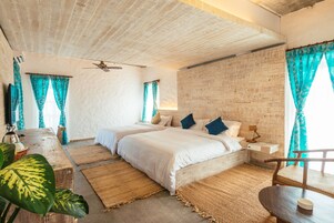 Suíte lua de mel | 1 quarto, roupas de cama premium, frigobar, cofres nos quartos