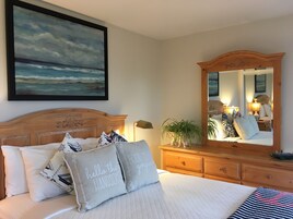Quarto casal com design assinado, 1 cama Queen, vista para o mar | Roupas de cama de algodão egípcio, roupas de cama premium