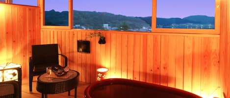 Quarto tradicional (Japanese-style, with Private Bath) | Banheira de imersão