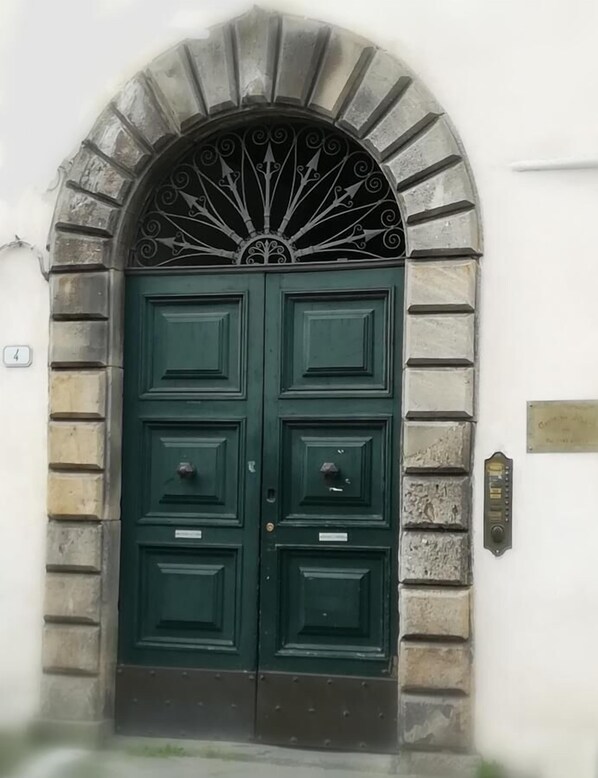 Entrada do alojamento