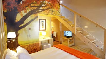 Cortinas blackout, Wi-Fi de cortesia, roupa de cama