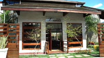 Entrada do alojamento
