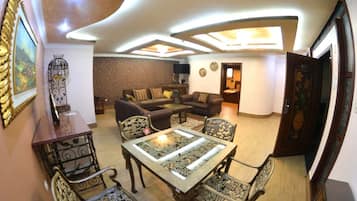 Suite Presidencial | 1 quarto, roupa de alta qualidade, edredões de penas