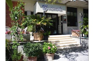 Entrada do alojamento