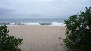 Na praia