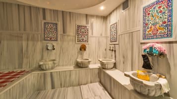 Hammam, massagens de pedras quentes, massagens musculares profundas