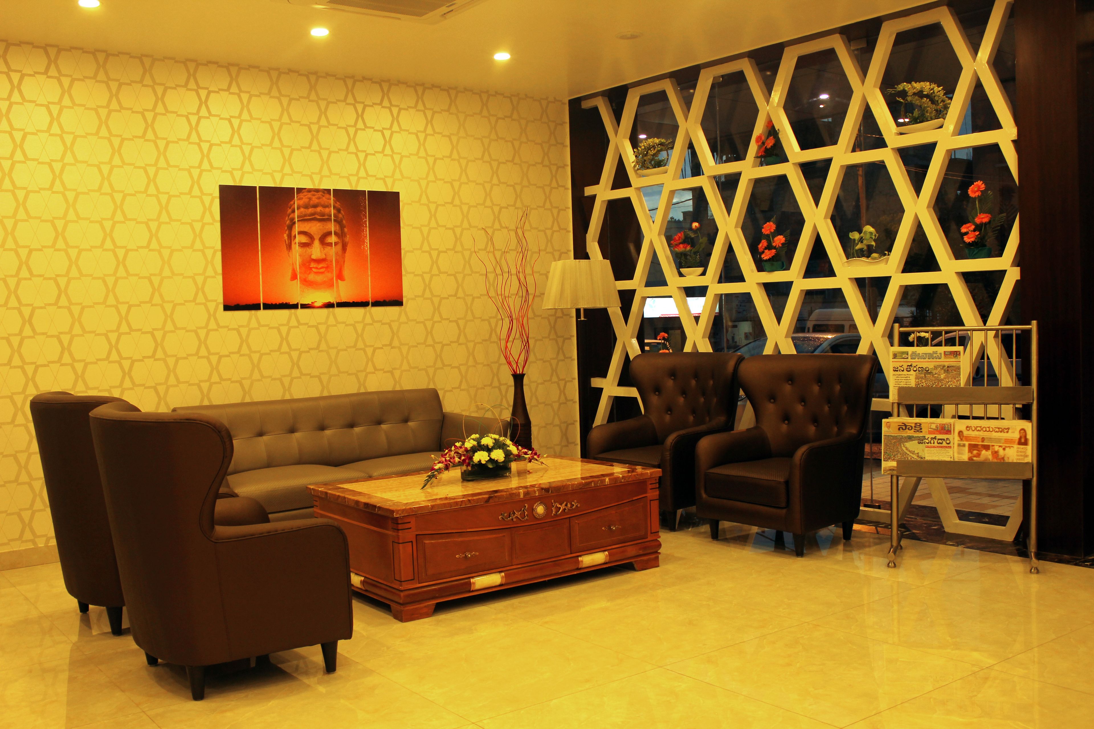 Sala de estar do lobby